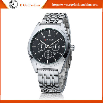 CURREN 8134 Fashion Jewelry Watches Full Stainless Steel Retro Watch Man Men Quartz Watch