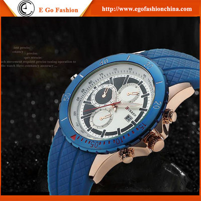 CURREN Watch Model No. 8143 Fashion Sports Watch for Boy Girls Hip Hop Watch Silicon Watch