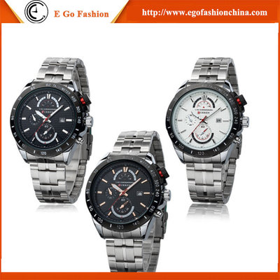 CURREN 8148 CE ROHS Certificate Fashion Watches Full Stainless Steel Watch Quartz Watches