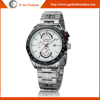 CURREN 8148 CE ROHS Certificate Fashion Watches Full Stainless Steel Watch Quartz Watches
