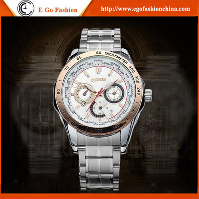 Blue Black White CURREN Watch Wholesale Retail LOW MOQ Stainless Steel Watch Sports Watch