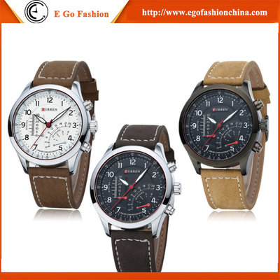 E Go Fashion Watch Wristwatch CURREN Watches for Man Quartz Analog Watches Men's Watch New