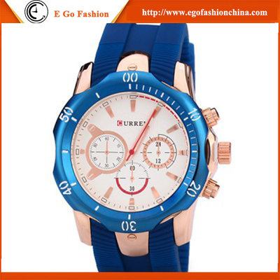 Fashion Watches Top Brand CURREN 8163 Original Japan Quartz Watch Wholesale Leather Watch