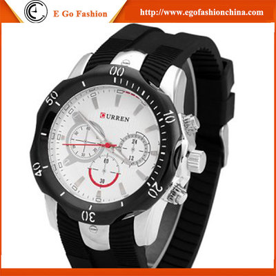 Fashion Watches Top Brand CURREN 8163 Original Japan Quartz Watch Wholesale Leather Watch