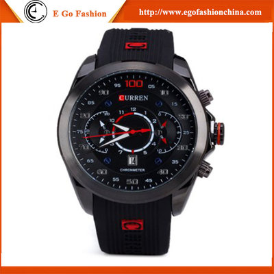 Fashion Jewelry Wholesale Gift Watch Man Men's Quartz Watch Rose Gold Curren Watch Sports