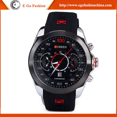 Fashion Jewelry Wholesale Gift Watch Man Men's Quartz Watch Rose Gold Curren Watch Sports