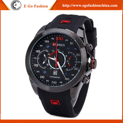 Fashion Jewelry Wholesale Gift Watch Man Men's Quartz Watch Rose Gold Curren Watch Sports
