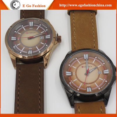 Fashion Jewelry Wholesale Men Watch CURREN Watch 4 Colors Available Leather Sports Watch