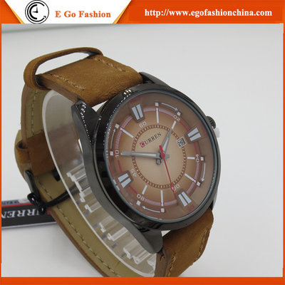 Fashion Jewelry Wholesale Men Watch CURREN Watch 4 Colors Available Leather Sports Watch