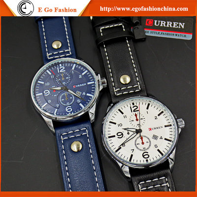 CURREN 8164 Watch Factory Price Stainless Steel Back Fashion Quartz Analog Watches for Man