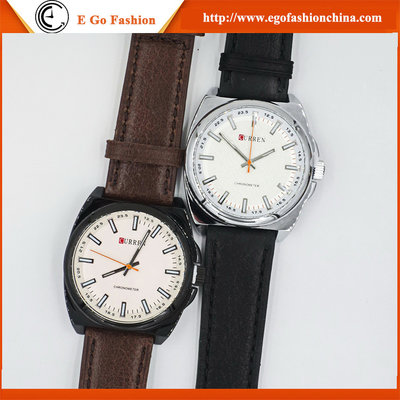 Business Watch Cool Man Watch Classic Watches for Men Leather Watch Big Dial Watch New