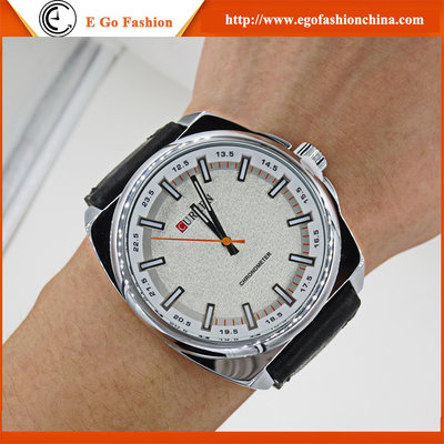 Business Watch Cool Man Watch Classic Watches for Men Leather Watch Big Dial Watch New