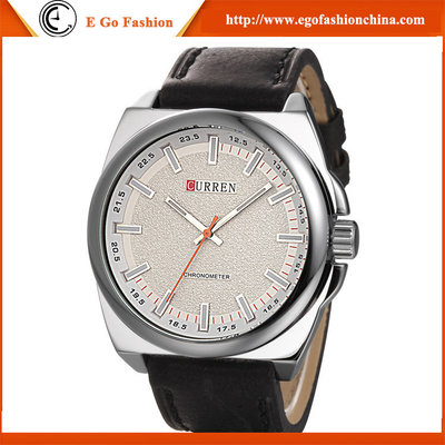 Vampire's Dairy Movie Watch Stainless Steel Back Watch CURREN 8168 Mens Watches Leather