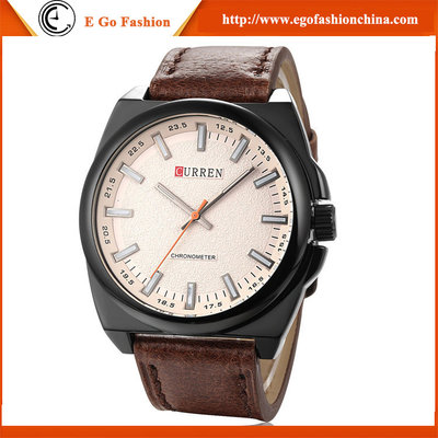 Business Watch Cool Man Watch Classic Watches for Men Leather Watch Big Dial Watch New