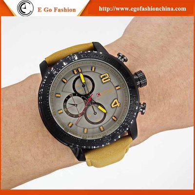 E Go Fashion Watch Jewelry Wholesale Stainless Steel Caseback Watch Quartz Analog Watches