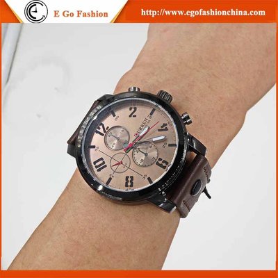 CURREN Watch Unisex Watches Sports Watch for Teenager Vintage Watch Genuine Leather Watch