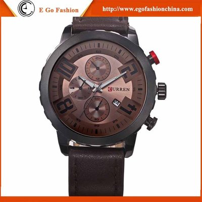 Fashion Wristwatch Wholesale Retailing LOW MOQ 20PCS Outdoor Sports Watch Leather Watches