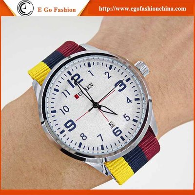 Nylon Watch Fashion Sports Watches for Boy Boys Watch CURREN 8195 Top Quality Watch Gift