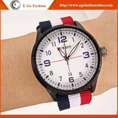 Nylon Watch Fashion Sports Watches for Boy Boys Watch CURREN 8195 Top Quality Watch Gift