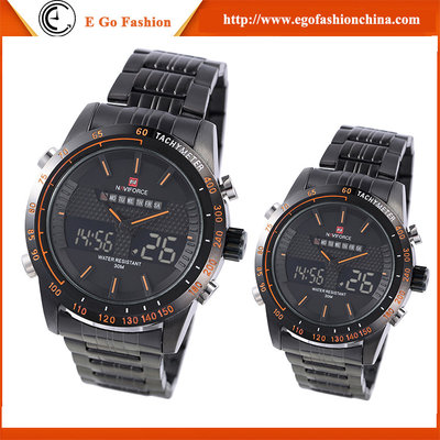 NAVIFORCE Watch 9024BBO Full Stainless Steel Watch Quartz Analog Watches Japan Watch New
