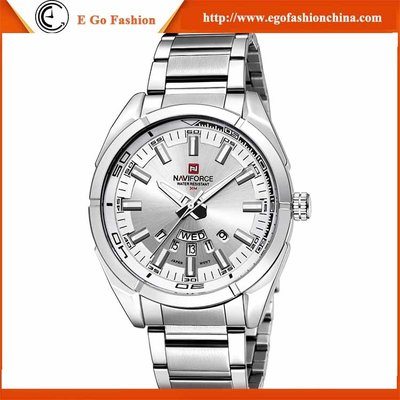 Big Dial Watch High Quality Luxury Branding Watches Man Naviforce Stainless Steel Watches