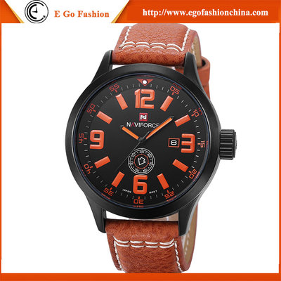 Oversize Big Wristwatch Low MOQ China Watch Supplier Genuine Cow Leather Watch Sport Watch