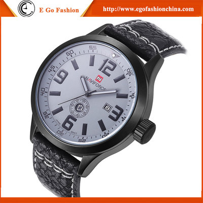 Oversize Big Wristwatch Low MOQ China Watch Supplier Genuine Cow Leather Watch Sport Watch
