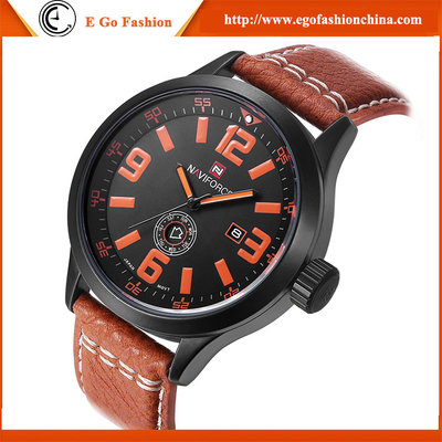 Oversize Big Wristwatch Low MOQ China Watch Supplier Genuine Cow Leather Watch Sport Watch
