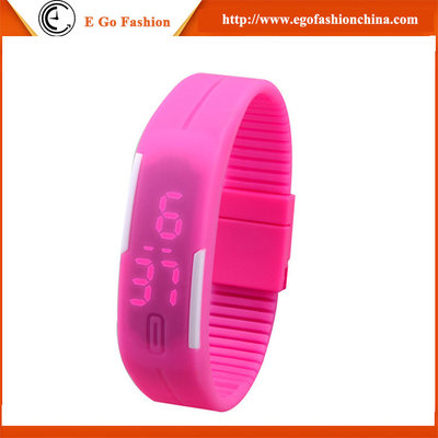 Black Red Orange Watch Quartz Analog Watch Unisex Boys Girls Kids Watch Slap LED Watches