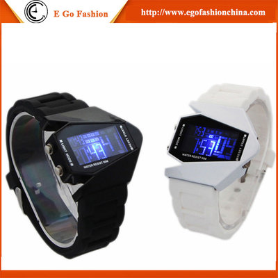Pilot Watch Plane Shape Soldier Fashion Casual Watches Boy Girl Sports Watch LED Watch OEM