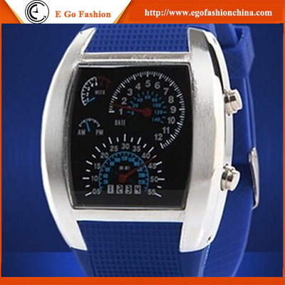 Cheap Christmas Gift Watches Unisex Wristwatch Silicone Watch CE Rohs Sports Watch LED New