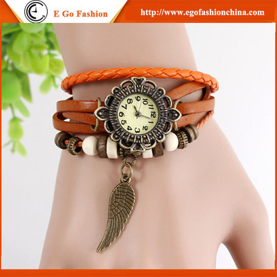 Korean Fashion Jewelry Watch Retro Leather Watches OEM Watch Quartz Analog Watch Cheap New