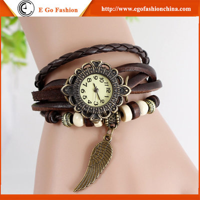 Korean Fashion Jewelry Watch Retro Leather Watches OEM Watch Quartz Analog Watch Cheap New