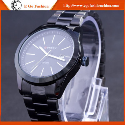 Fashion Watch Accessories Stainless Steel Quartz Analog Watches Men CURREN 8091 Business