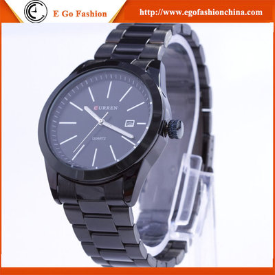 Fashion Watch Accessories Stainless Steel Quartz Analog Watches Men CURREN 8091 Business