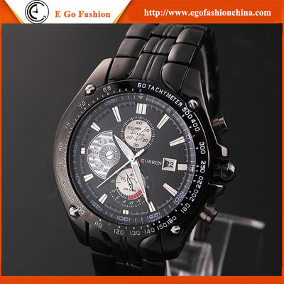 8083 Sport Watch Business Men Watches 3 Knobs Subdials for Decoration Wristwatch Curren