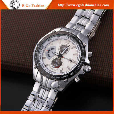8083 Sport Watch Business Men Watches 3 Knobs Subdials for Decoration Wristwatch Curren