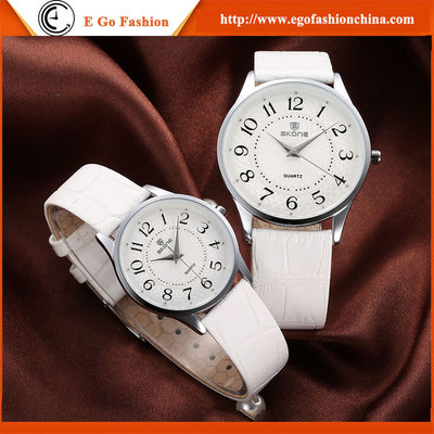 SK04 Couple Watch Leather Watch Man Watch Woman Watch Business Watches Quartz Gift Watch