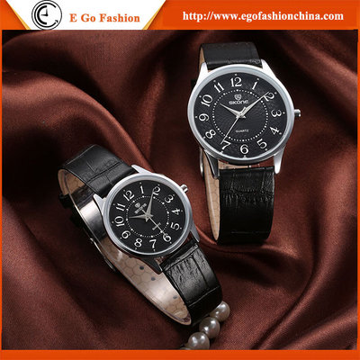 SK04 Couple Watch Leather Watch Man Watch Woman Watch Business Watches Quartz Gift Watch
