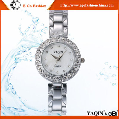 YQ07 Rose Gold Silver Watch Stainless Steel Band Watches Girls Female Bracelet Watch Dress
