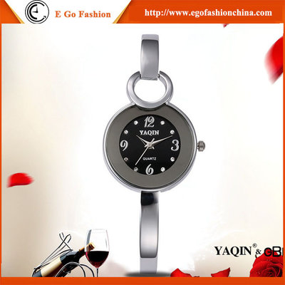 YQ08 Fashion Bangle Bracelet Watch for Girls Ladies Woman Female Dress Stainless Watch New