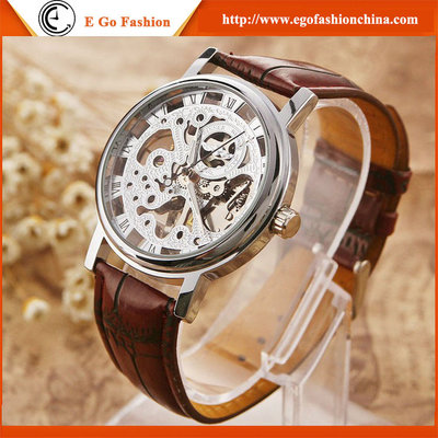 WN02 Mechanical Watches for Man Business Watch Hollow Out Back Winner Branding Watches Men