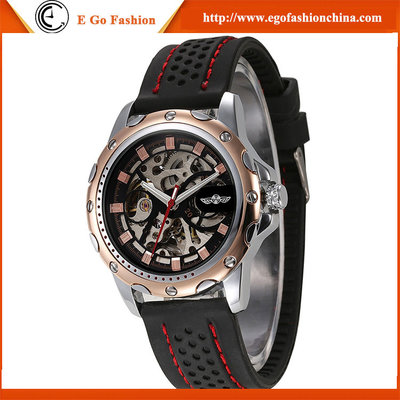 WN06 Rose Gold Silver Watches for Man Business Watch Mechanic Watches Gift Watch Winner
