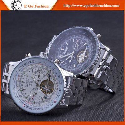WN10 Fashion Business Watch JARAGAR Stainless Steel Watches Man Business Classic Watch Men