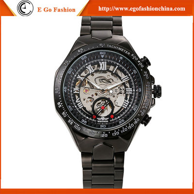 WN18 30M Waterproof Watch WINNER High End Stainless Steel Watch Mechanical Watch Sport Man