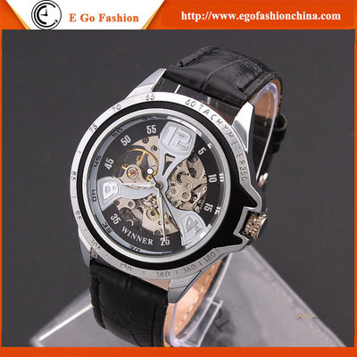 WN19 Mechanical Watch Man Stainless Steel Back 30M Water Resistant WINNER Sports Watches