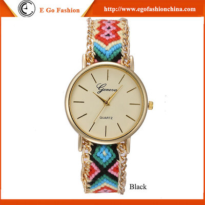 GV02 Canvas Band Fashion Jewelry Watch Woman Quartz Analog Watches Unisex Sports Watch New