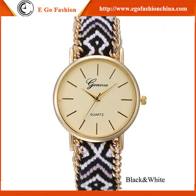 GV02 Canvas Band Fashion Jewelry Watch Woman Quartz Analog Watches Unisex Sports Watch New