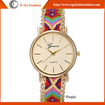 GV02 Canvas Band Fashion Jewelry Watch Woman Quartz Analog Watches Unisex Sports Watch New