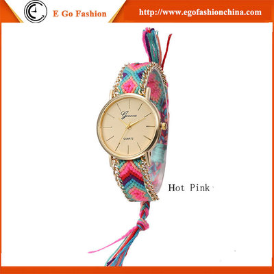 GV02 Canvas Band Fashion Jewelry Watch Woman Quartz Analog Watches Unisex Sports Watch New